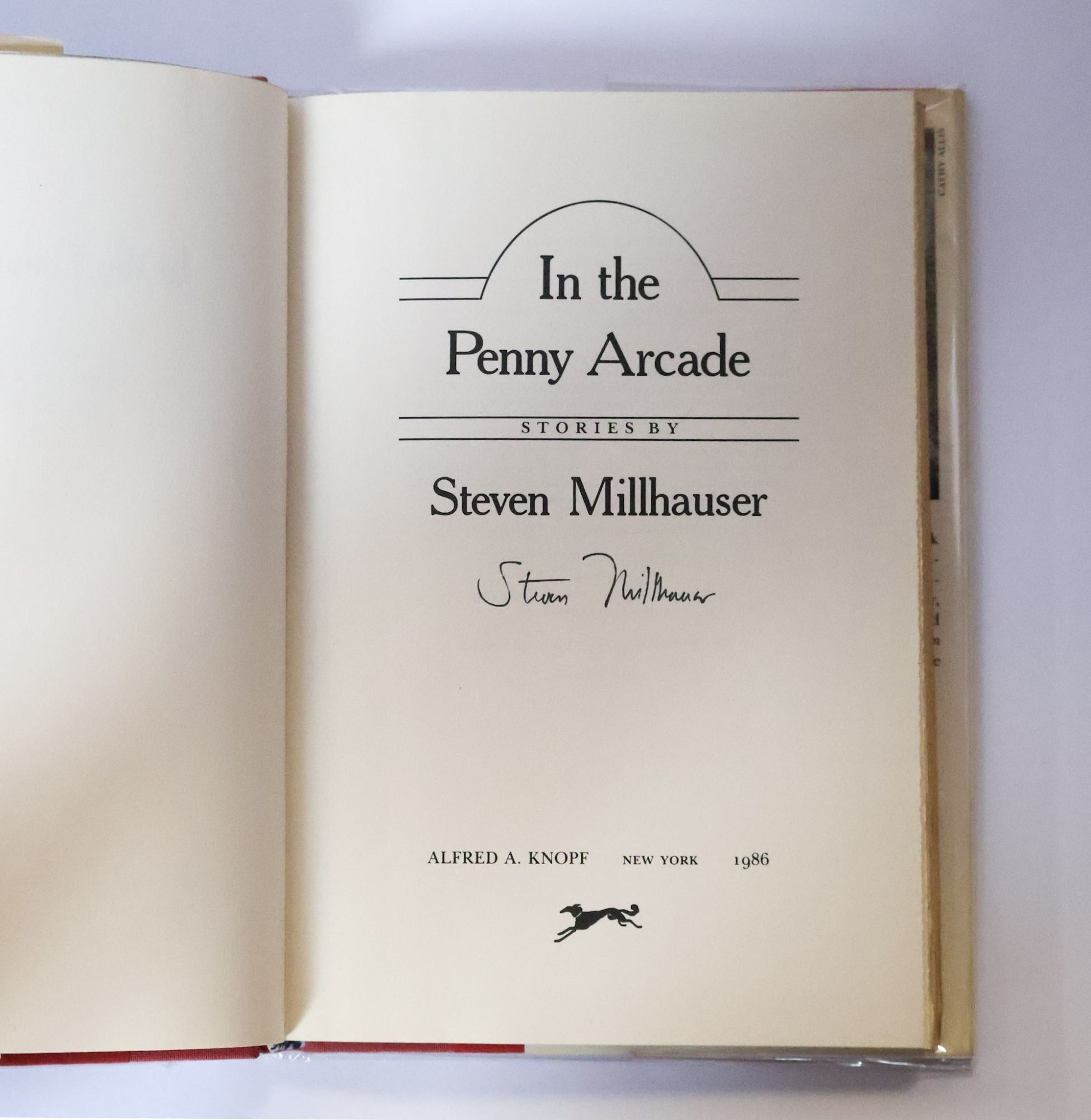 IN THE PENNY ARCADE [Signed] by Millhauser, Steven | Search for Rare ...