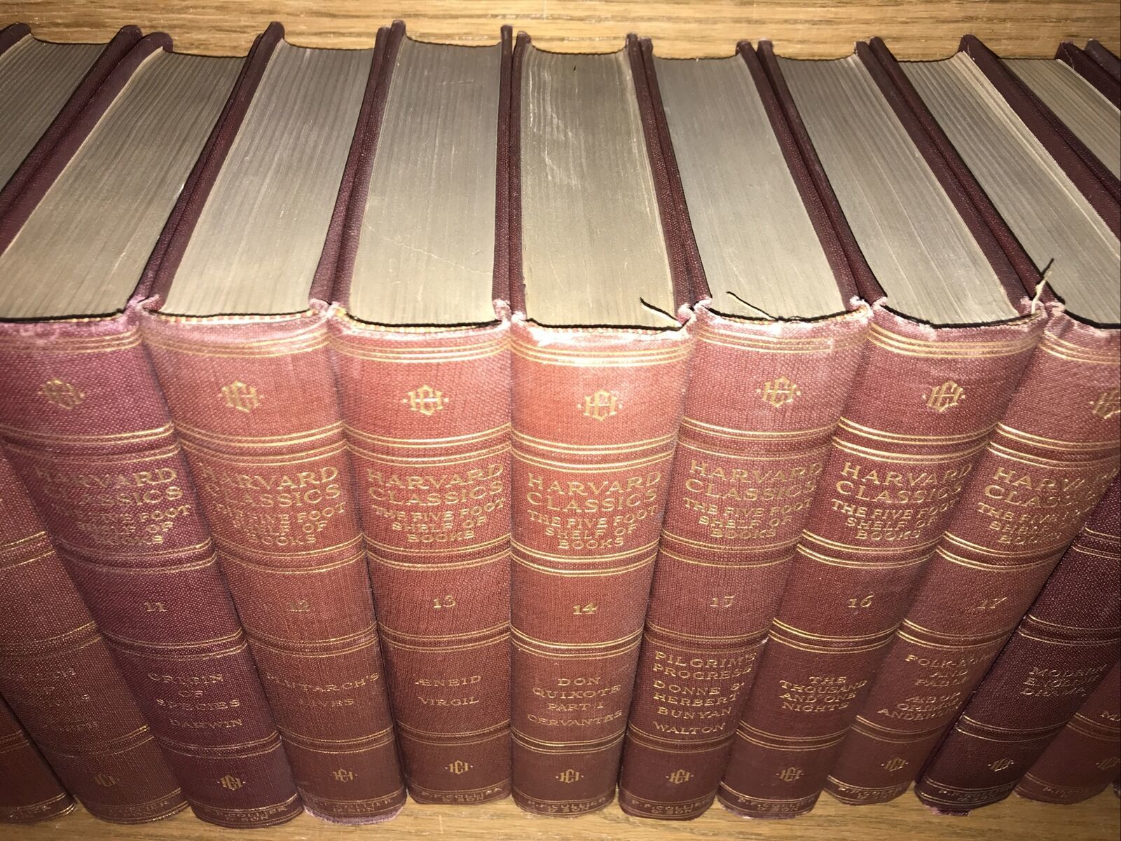 THE HARVARD CLASSICS. 1909 - 1914. First Edition. Complete 51 Volume ...