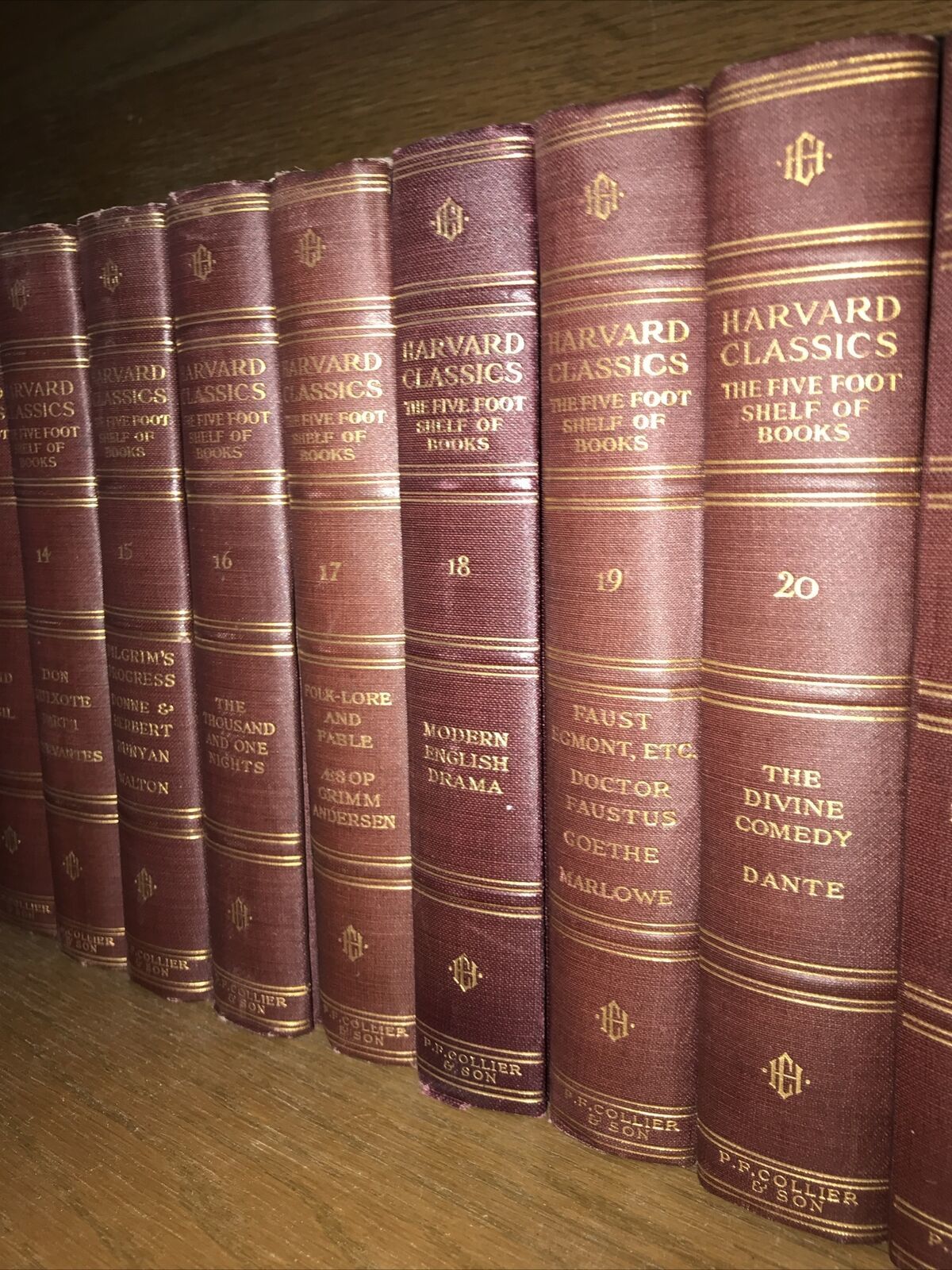 THE HARVARD CLASSICS. 1909 - 1914. First Edition. Complete 51 Volume ...