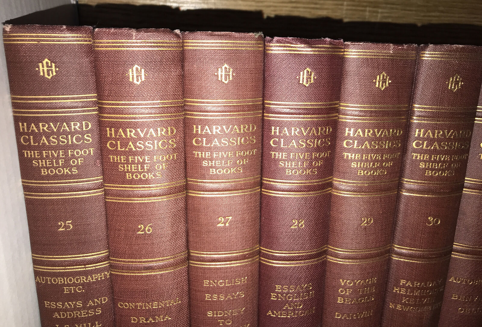 THE HARVARD CLASSICS. 1909 - 1914. First Edition. Complete 51 Volume ...
