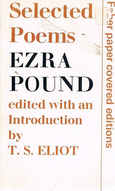 Selected Poems Ezra Pound by Pound Ezra | 1973 | Faber And Faber | Biblio