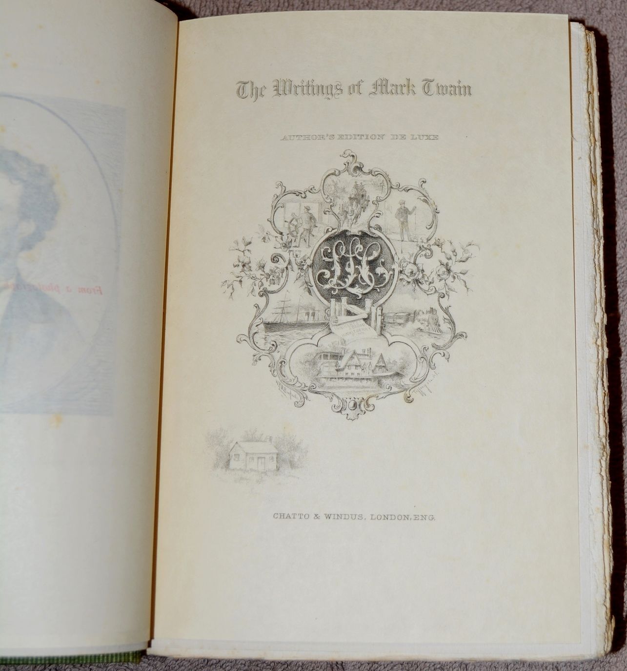 BIBLIO | The Writings of Mark Twain. Author's Edition De Luxe. (22 ...