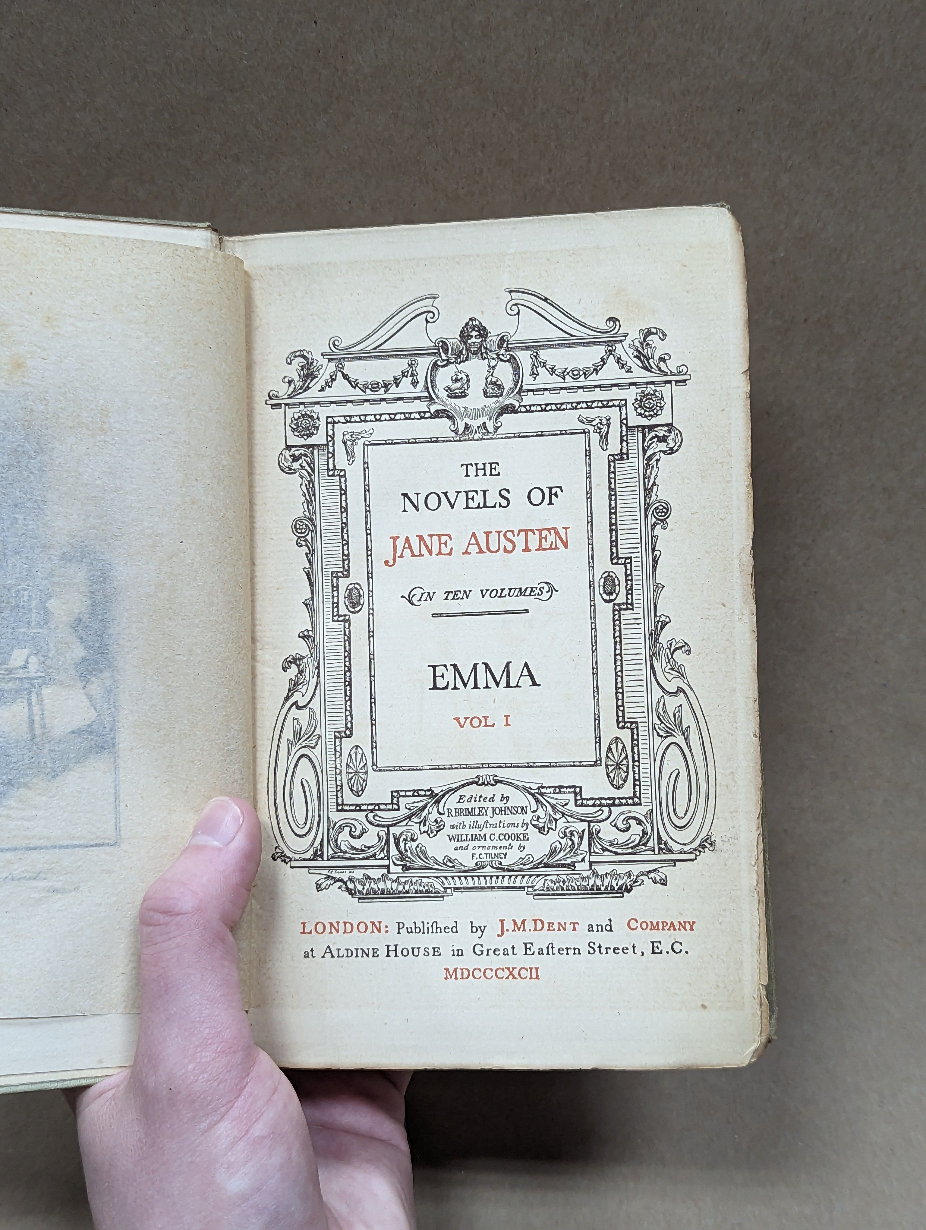 Emma by Jane Austen - Hardcover - 1892 - from Givens Books (SKU: 20122)