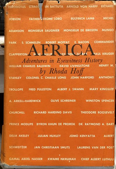 BIBLIO | Africa Adventures in Eyewitness History by Rhoda Hoff | | 1963 ...