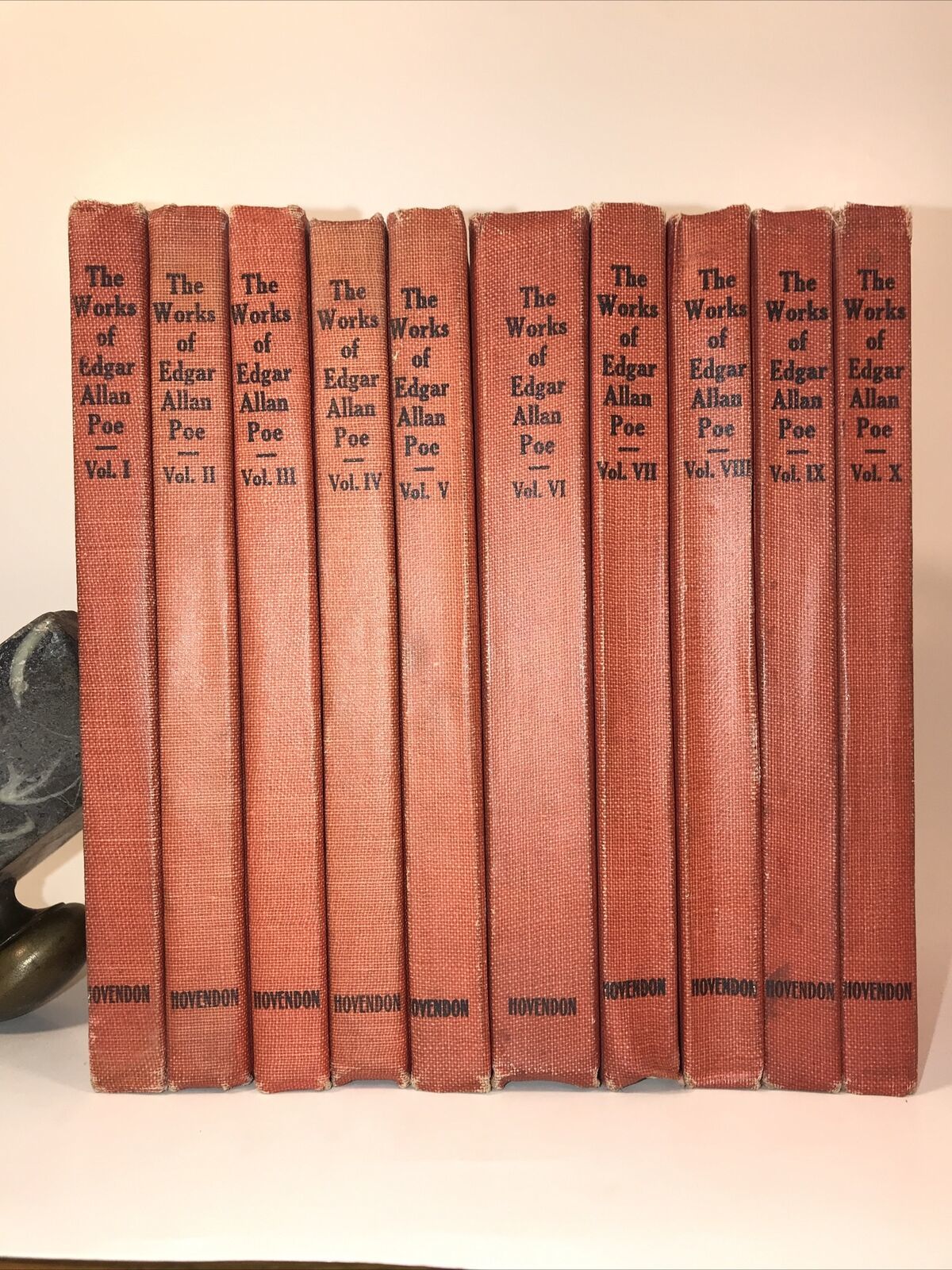 THE WORKS OF EDGAR ALLAN POE! Complete Exceptional Condition Circa 1900 ...