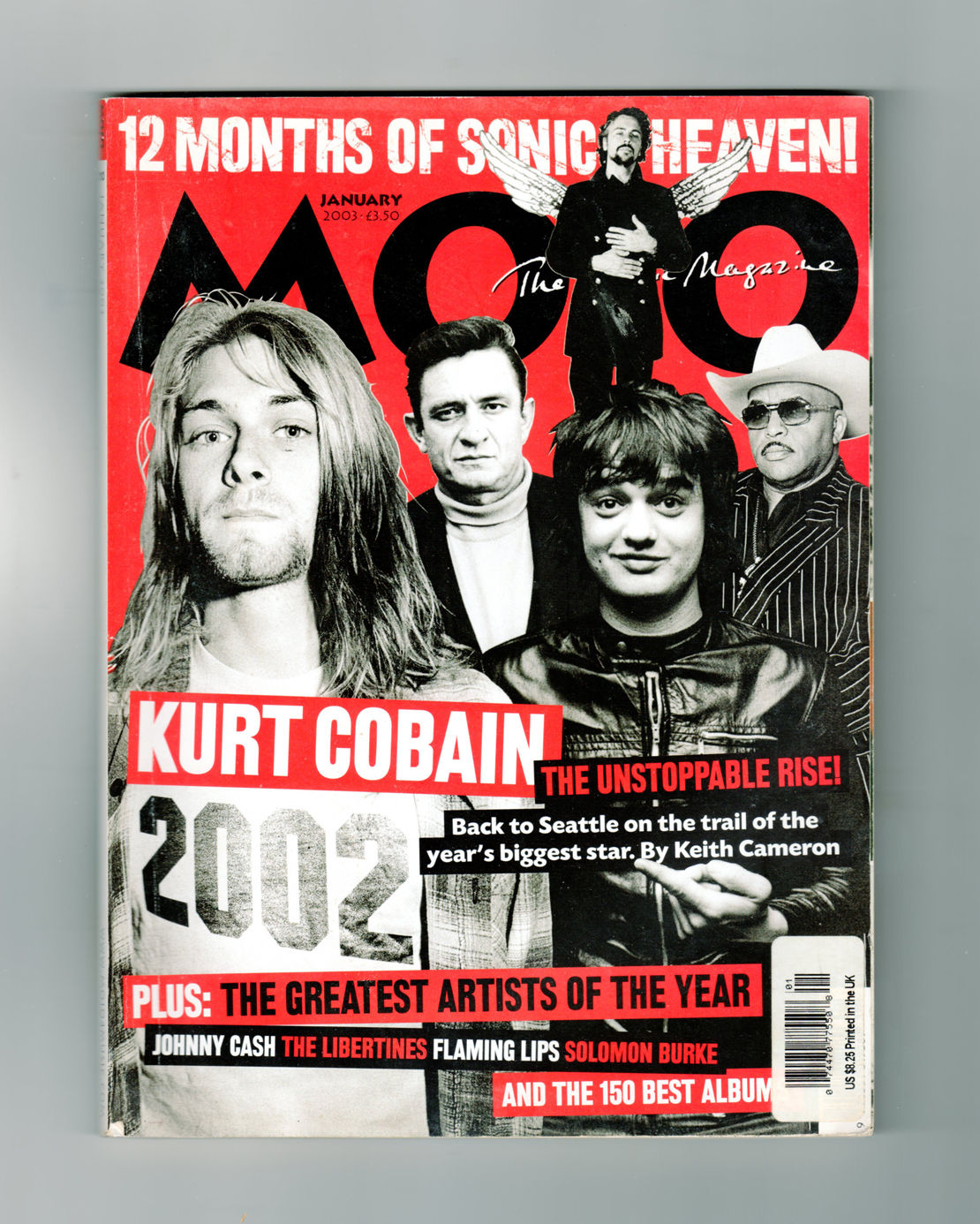 Mojo Magazine - January, 2003. Kurt Cobain; Johnny Cash; The Libertines ...