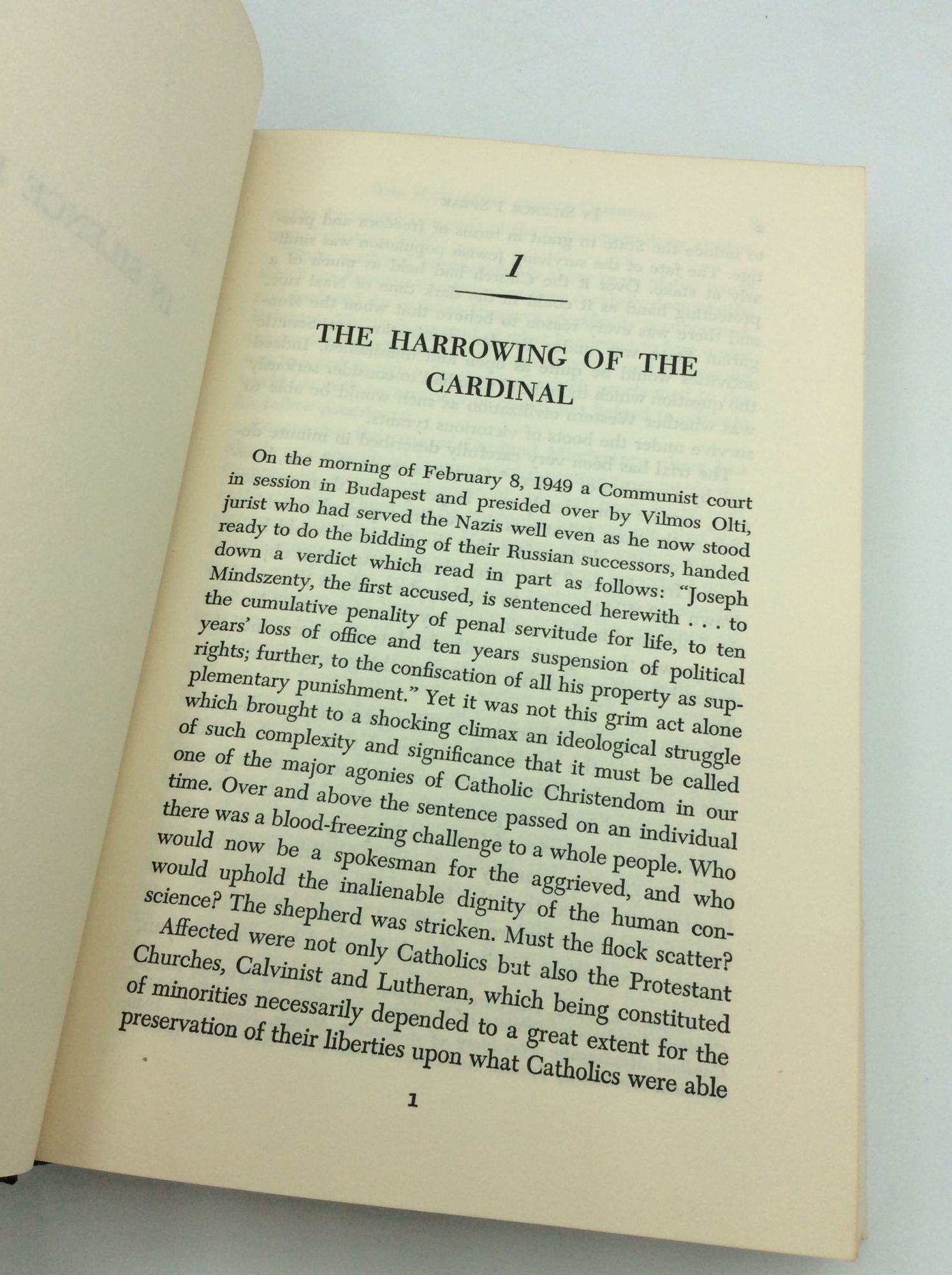 IN SILENCE I SPEAK: The Story of Cardinal Mindszenty Today and of ...