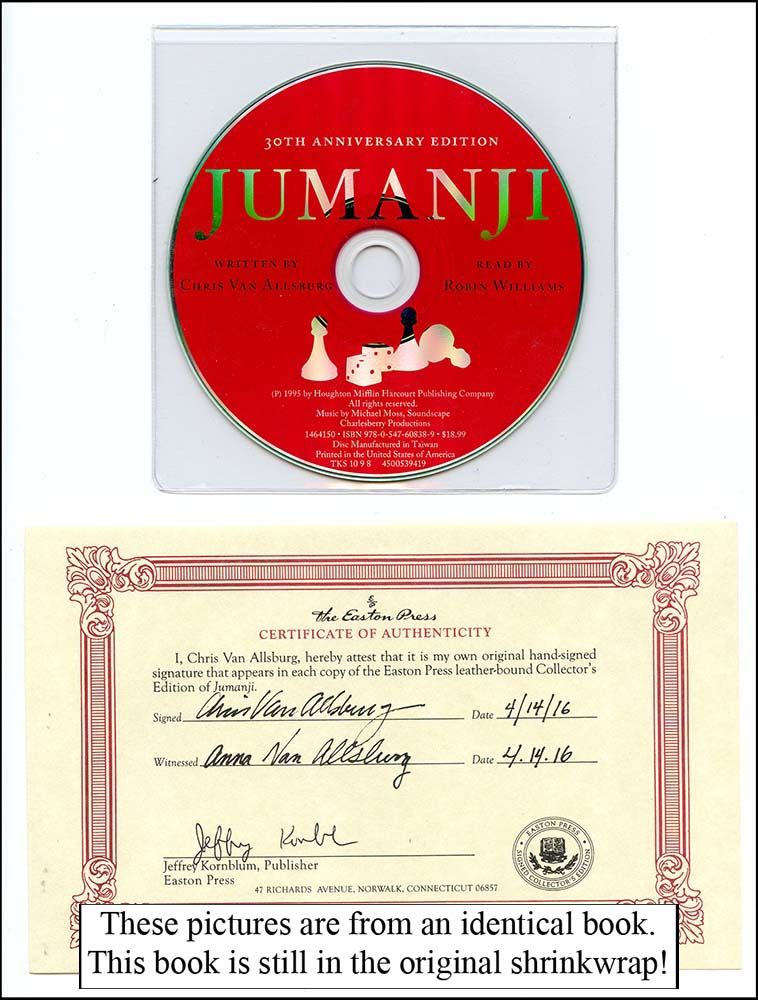 Jumanji by Van Allsburg, Chris | Full Leather | 2016 | Easton Press ...