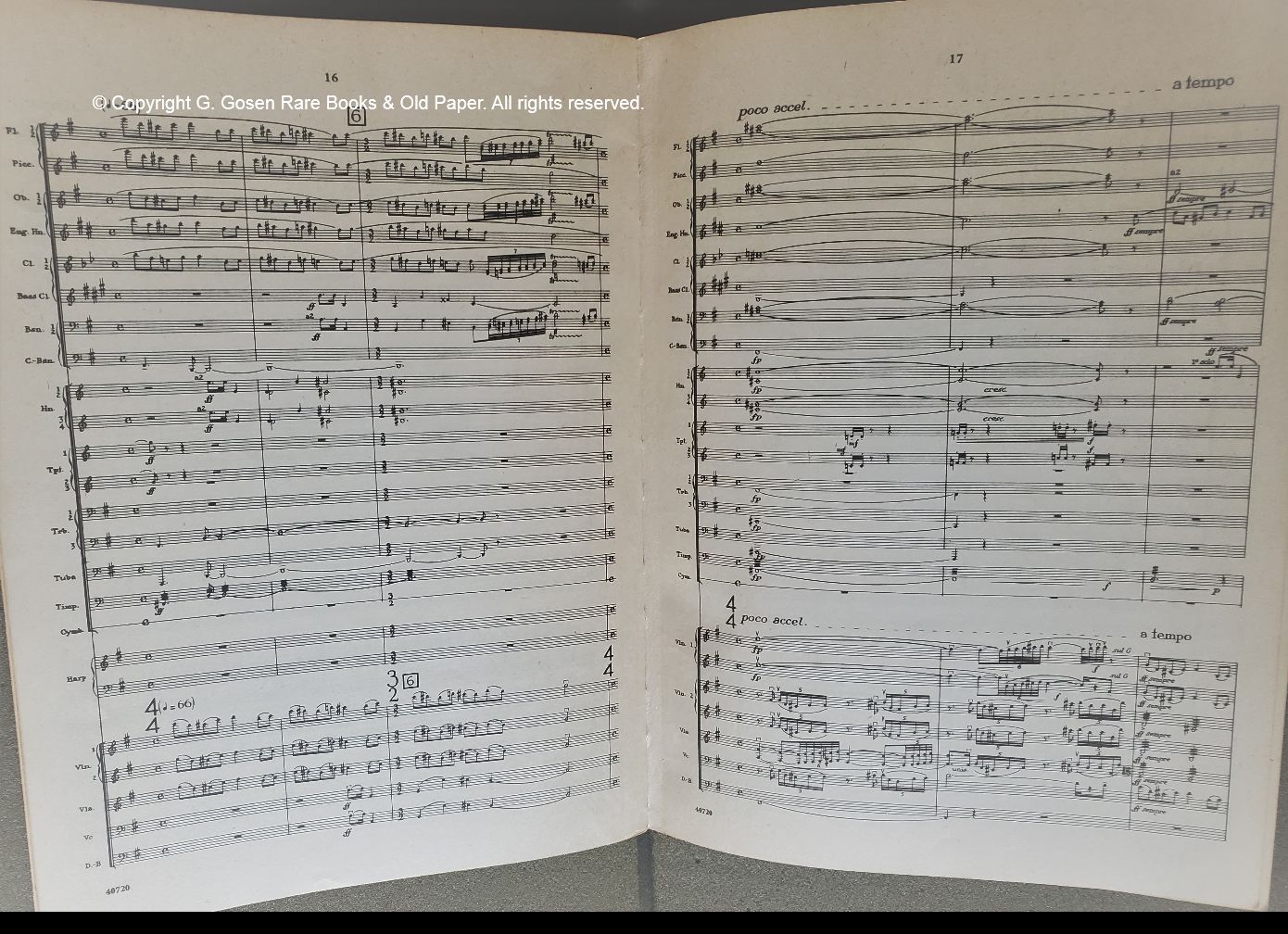 First Symphony (In One Movement). by Barber, Samuel | Original paper ...