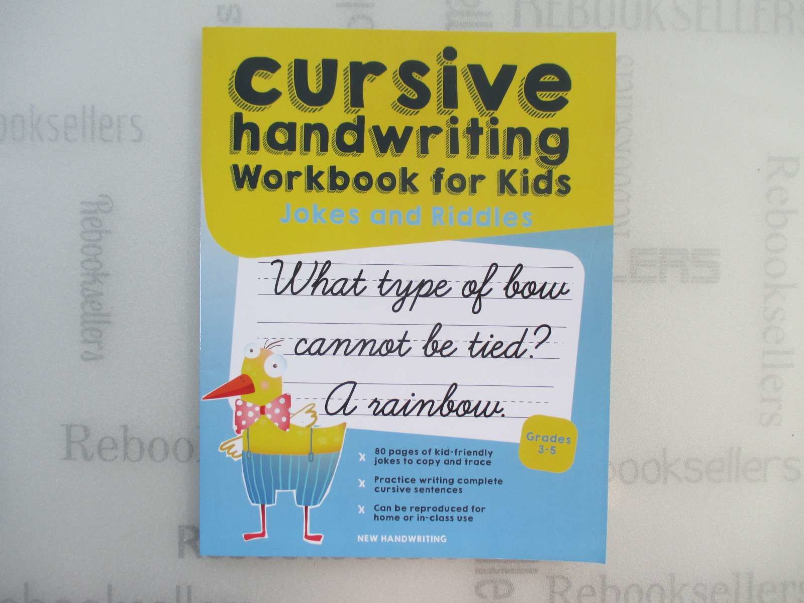 Cursive Handwriting Workbook for Kids: Jokes and Riddles by Handwriting ...