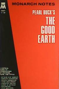 Monarch Notes Pearl Buck´s The good earth. by RODEN, Donald.- | Monarch ...