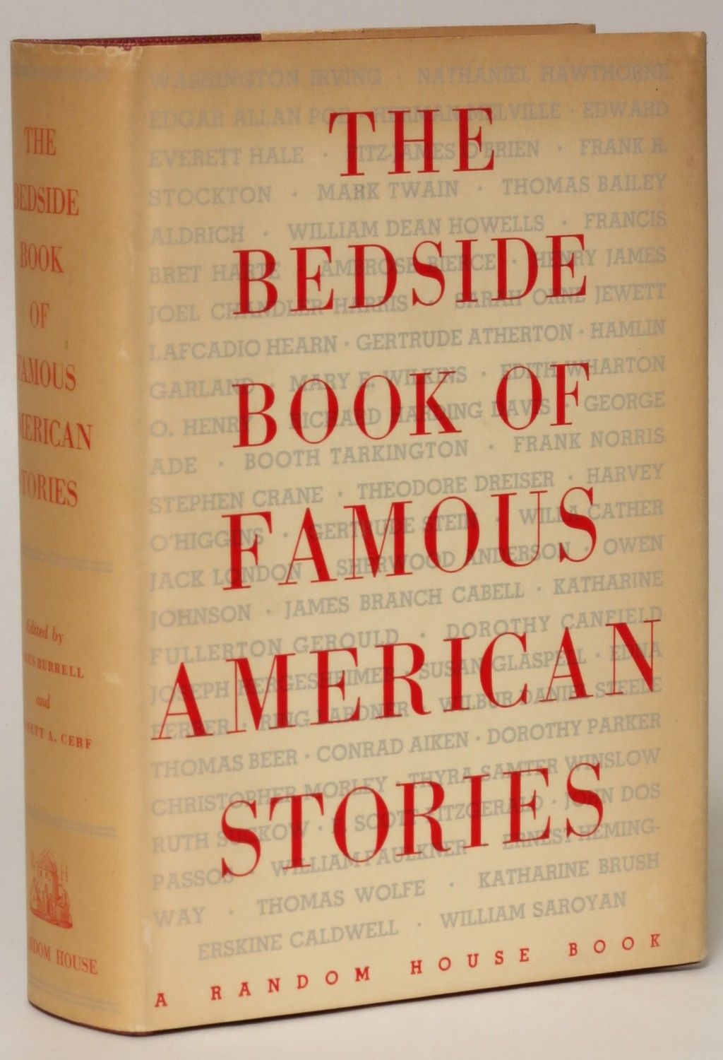 The Bedside Book of Famous American Stories by Burrell, Angus and ...