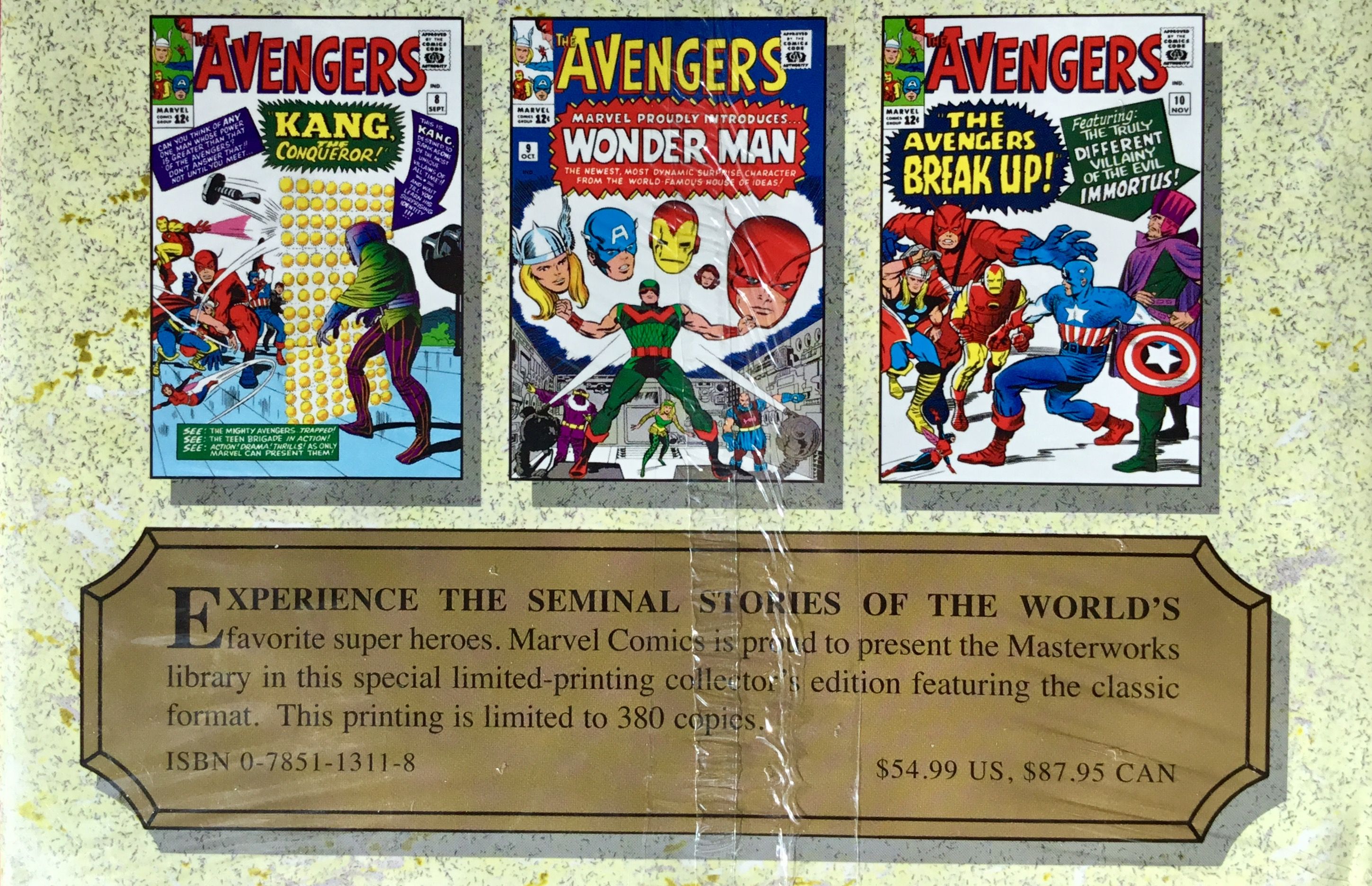 MARVEL MASTERWORKS Vol. 4 (Hardcover Limited Edition - Gold Foil ...