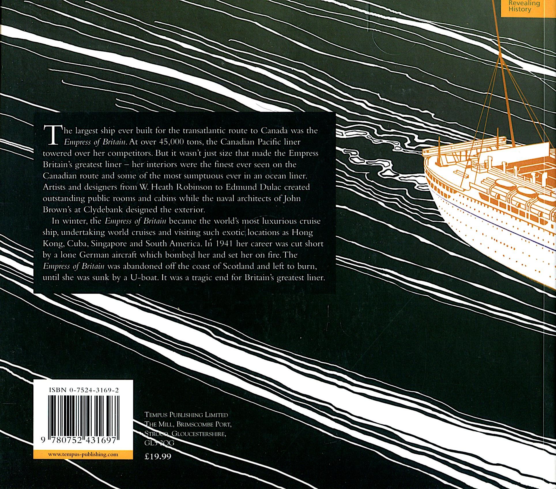 RMS Empress of Britain: Britain's Finest Ship by Clive Harvey ...