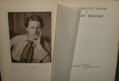 THE COMPLETE POEMS OF RUPERT BROOKE by BROOKE, RUPERT | Hardcover ... THE COMPLETE POEMS OF RUPERT BROOKE by BROOKE, RUPERT | Hardcover ...