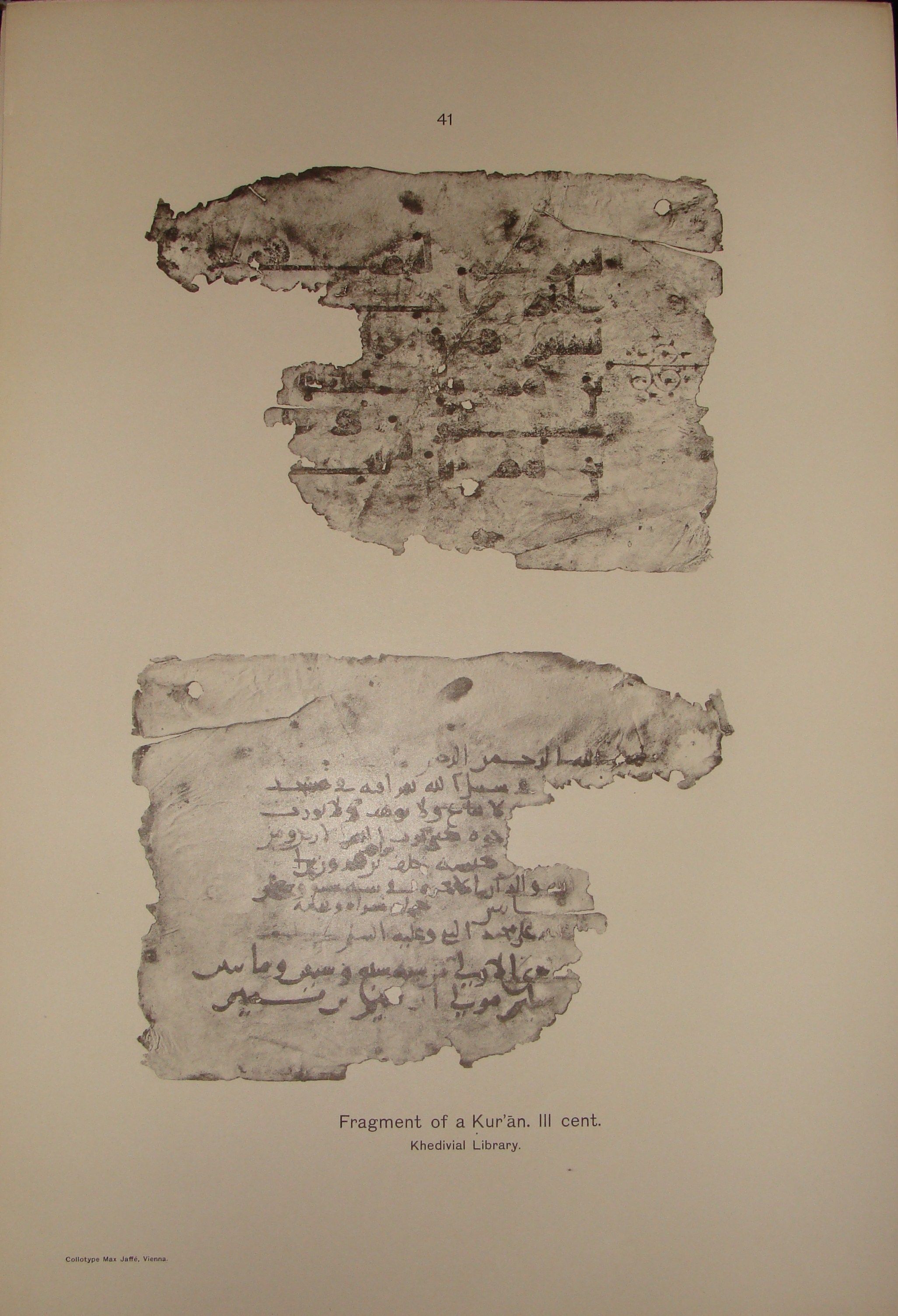 ARABIC PALEOGRAPHY, A COLLECTION OF ARABIC TEXTS FROM THE FIRST CENTURY ...