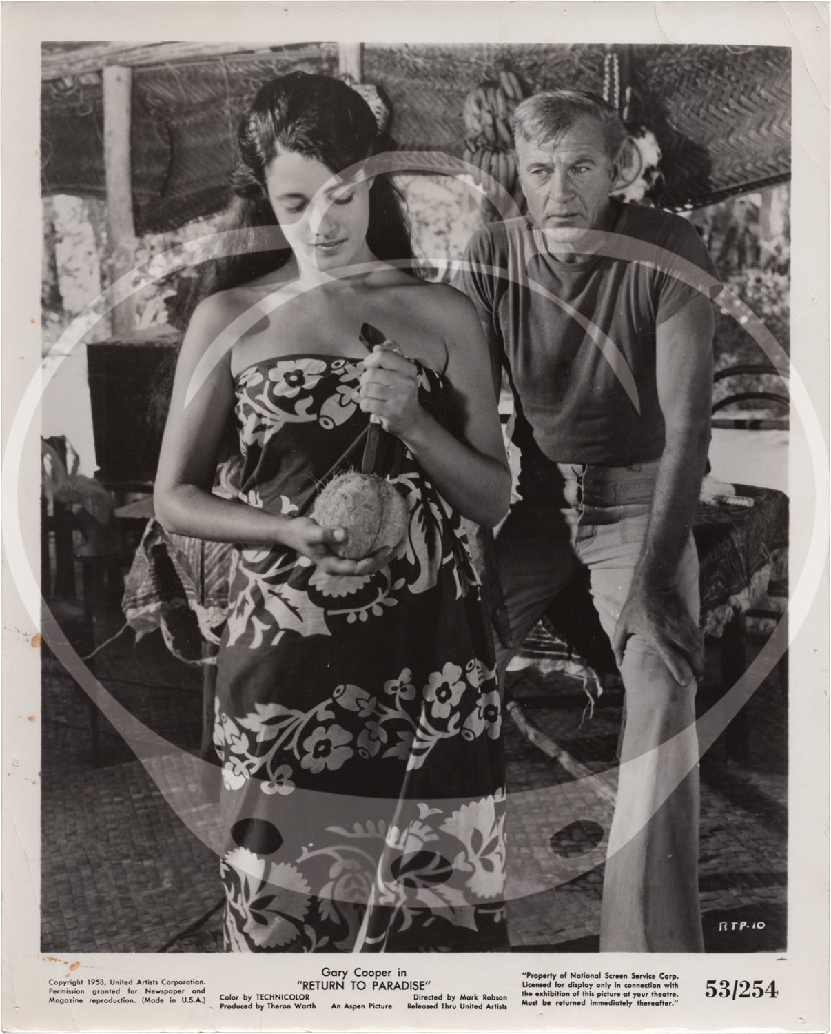 Return to Paradise (Collection of 20 original photographs from the 1953 ...