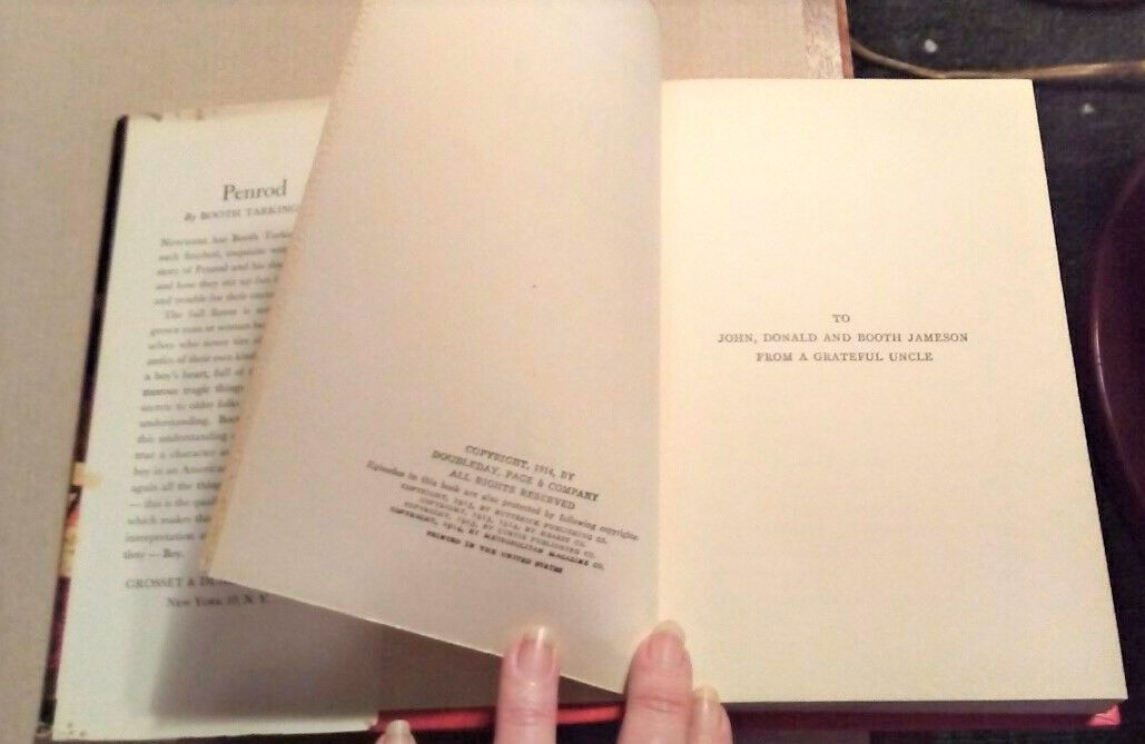 PENROD by Booth Tarkington | Perfect | 1914 | Grosset & Dunlap ...