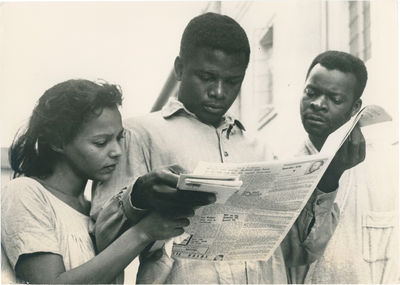 Porgy and Bess (Two original photographs taken on the set of the 1959 ...