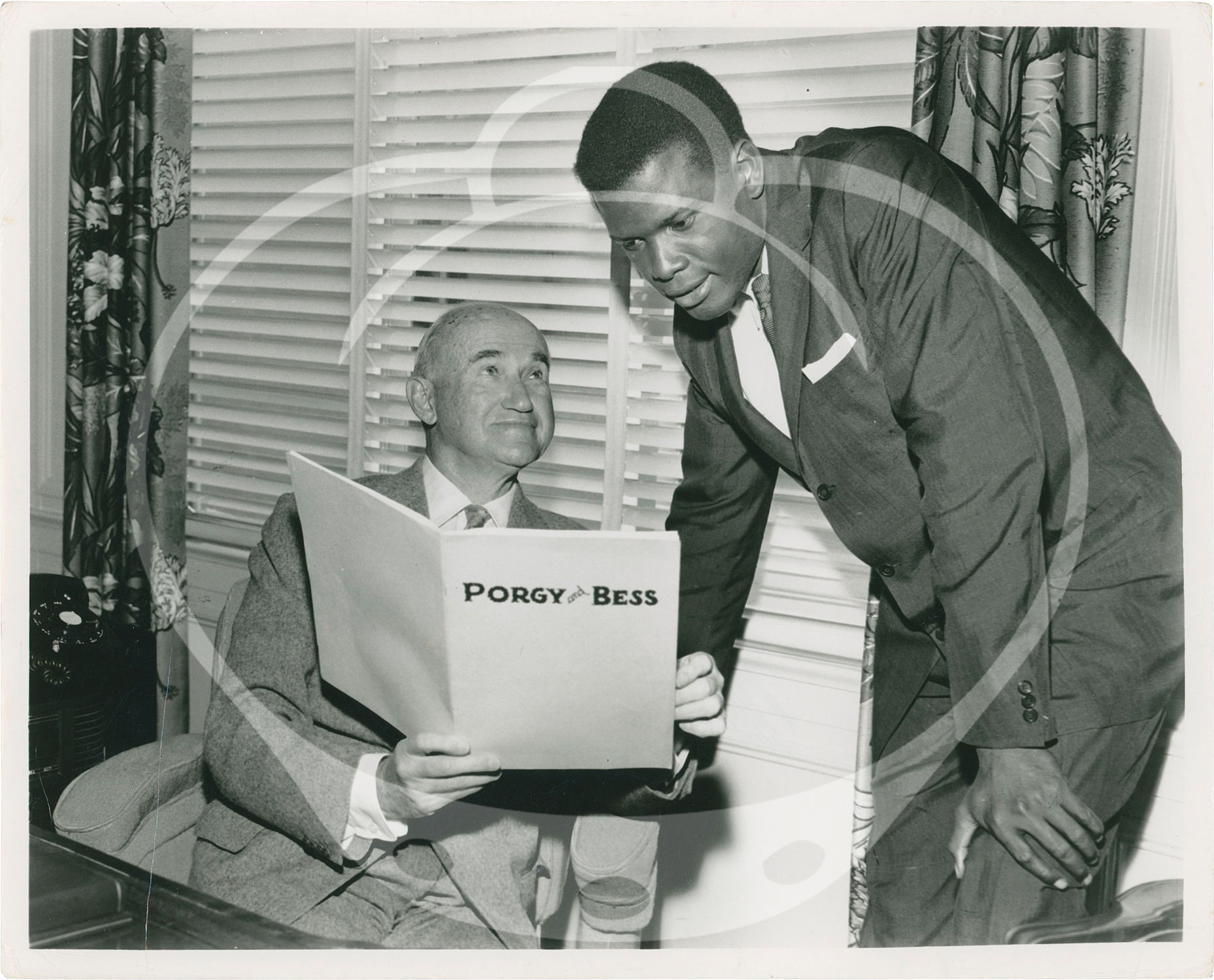 Porgy and Bess (Two original photographs taken on the set of the 1959 ...