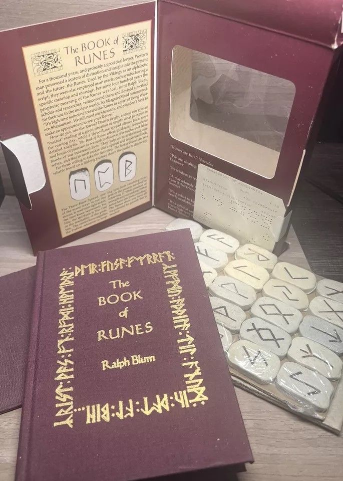The Book Of Runes (Elder Futhark Runes) by Blum, Ralph H | Hardcover ...
