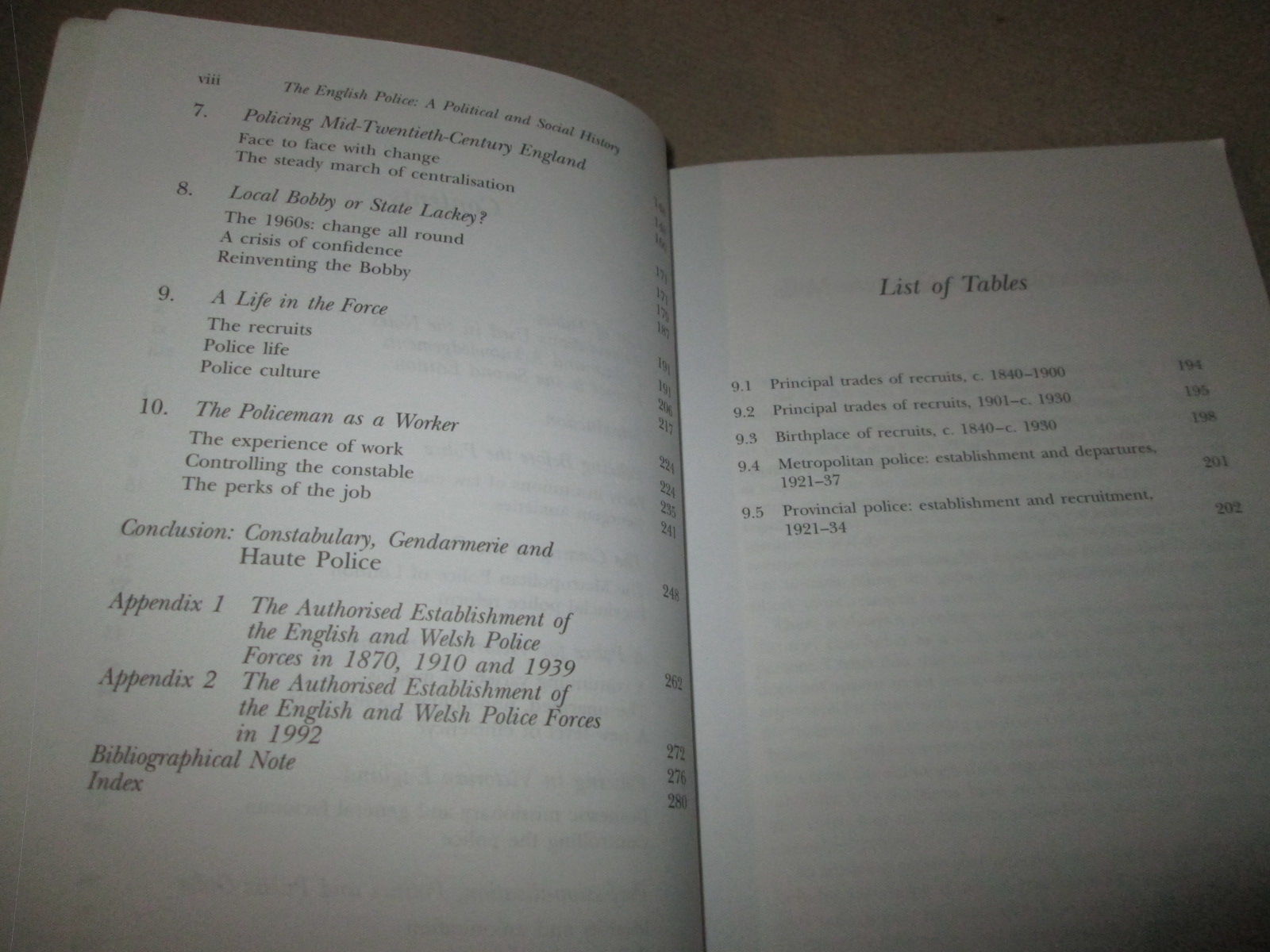 The English Police; A Political and Social History by Emsley, Clive ...