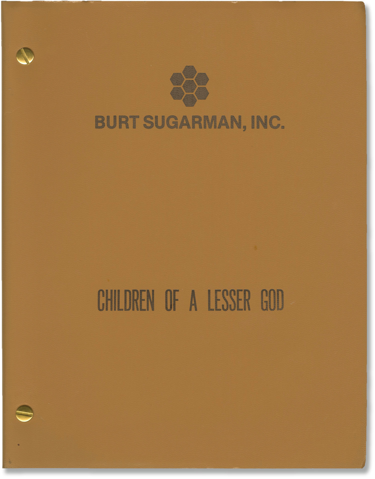 Children of a Lesser God (Original screenplay for the 1986 film) by ...