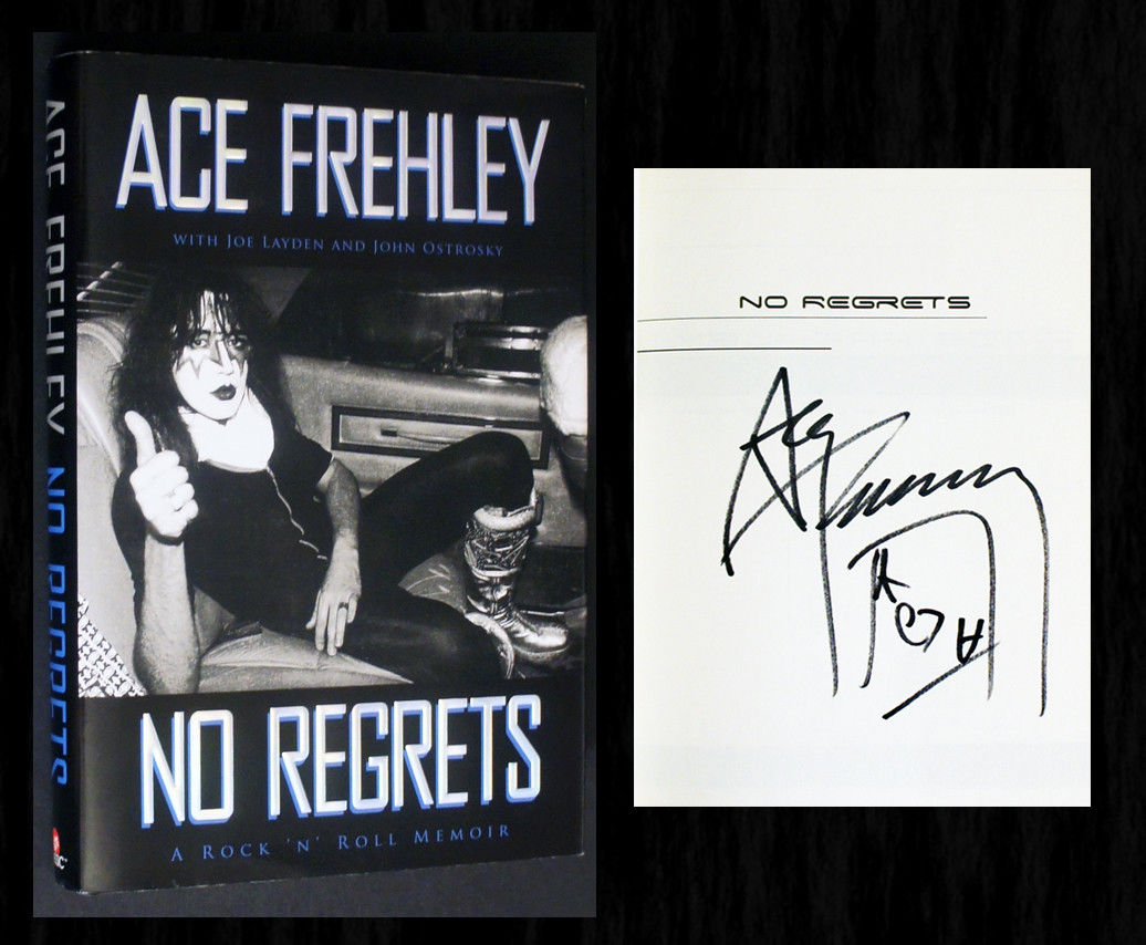 No Regrets (Signed by Ace Frehley) by Frehley, Ace; Layden, Joe ...