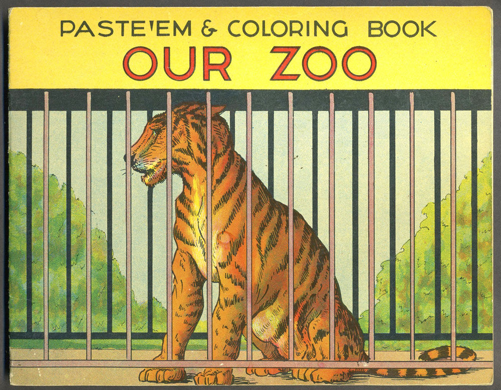 Paste'Em & Coloring Book, Our Zoo, No. 27 by [Childrens] | Paperback ...