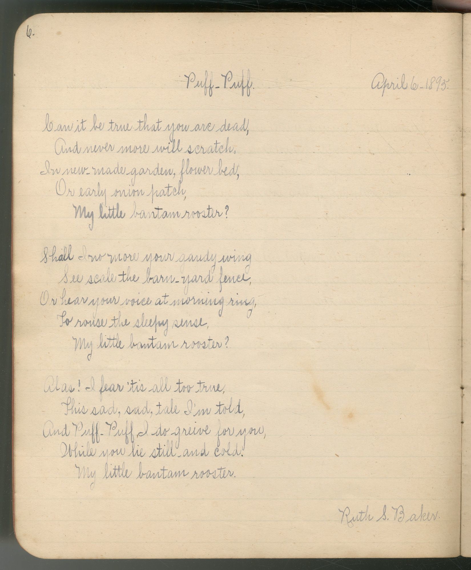 Two Slim Volumes of Original Verse by A Young Woman in Philadelphia and ...