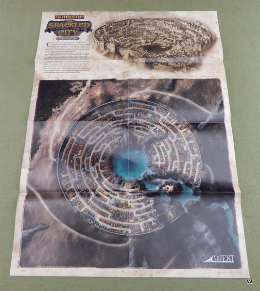 POSTER MAP: The Shackled City Dungeon Adventure Path by staff - 2005