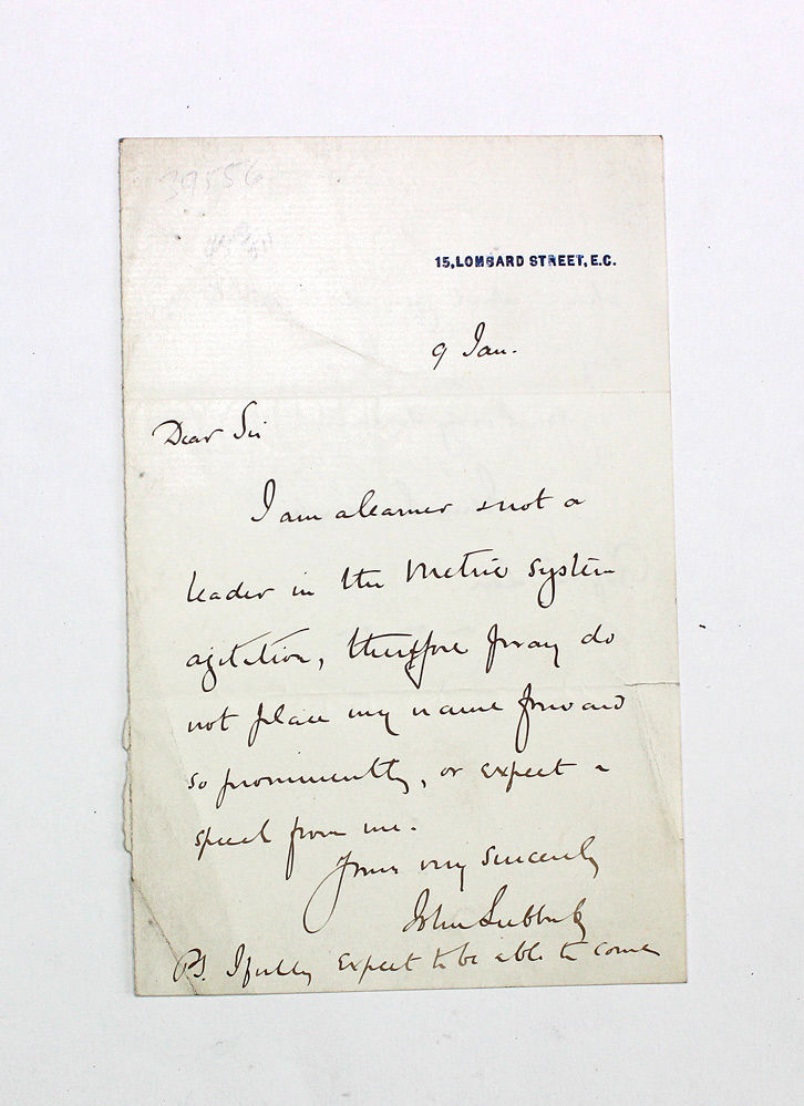 An Original Handwritten Letter Signed by Politician and Naturalist John ...