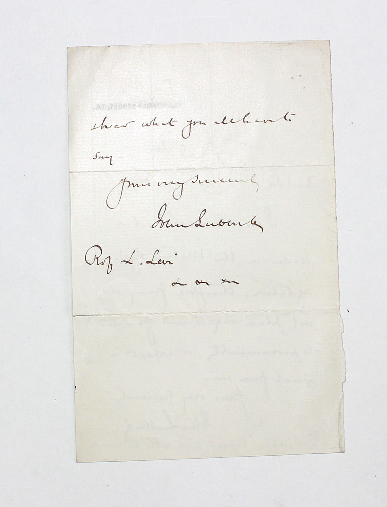 An Original Handwritten Letter Signed by Politician and Naturalist John ...