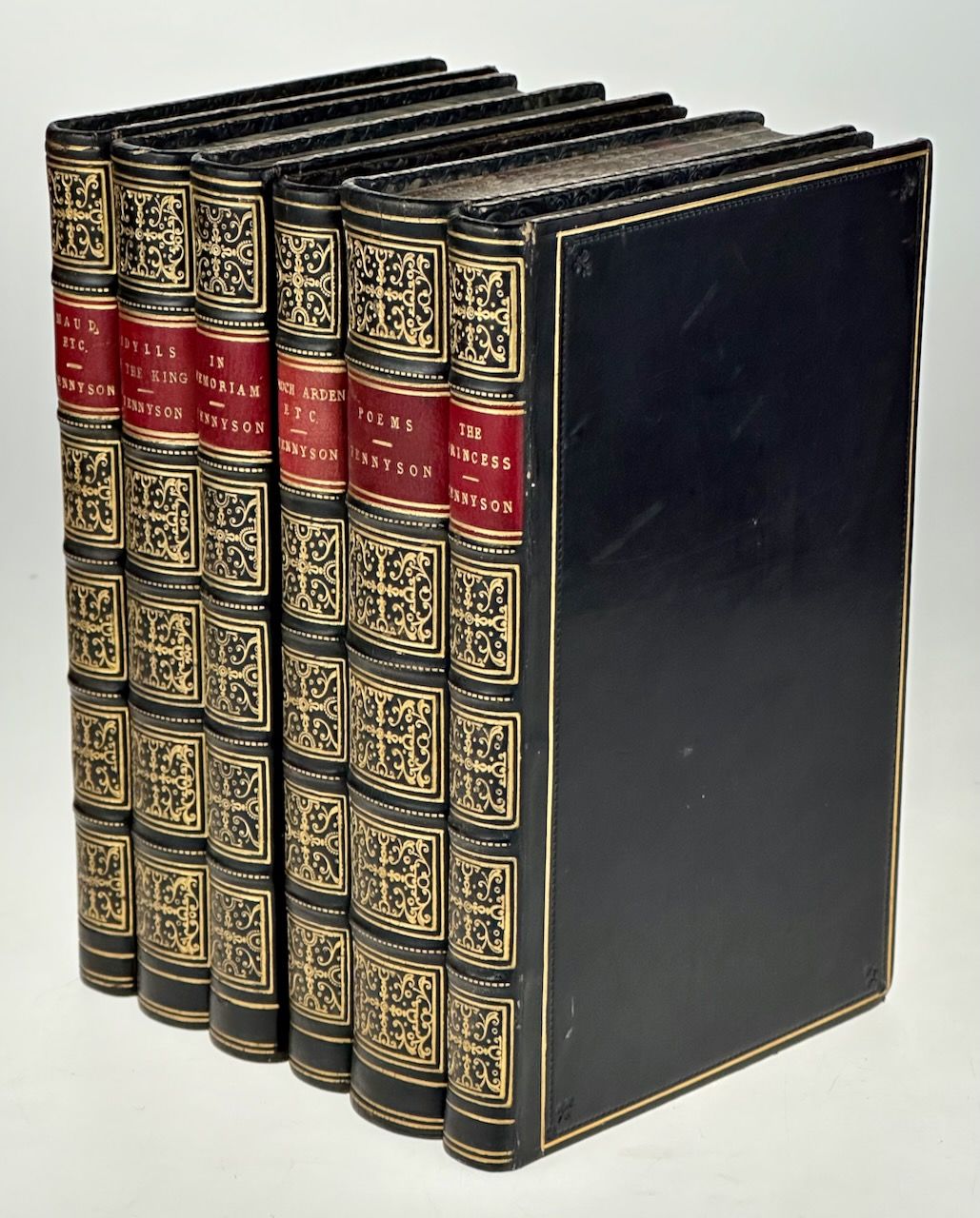 [Tennyson, Alfred Lord] Set of Six Titles, Uniformly Bound: Princess ...
