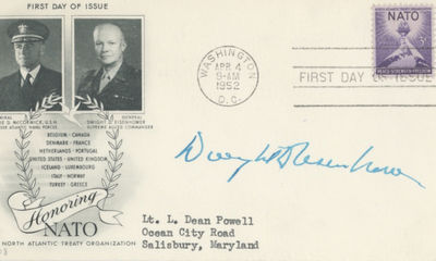 BIBLIO | A Rare Autographed First Day Cover Honoring the First ...