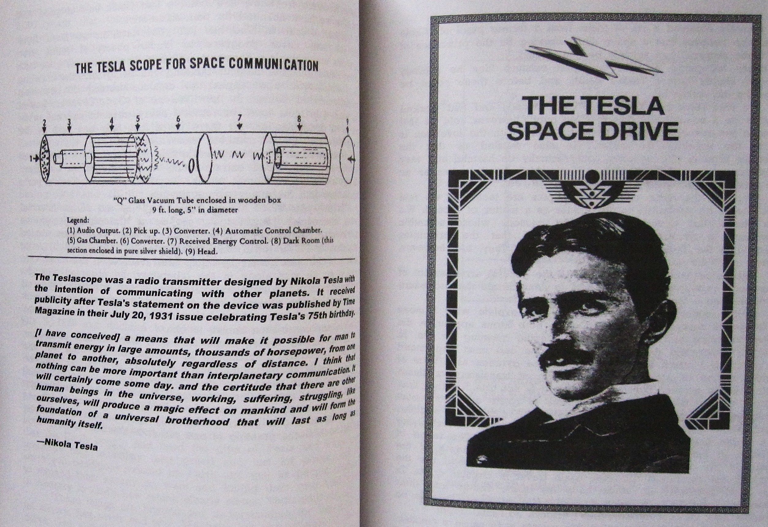 Nikola Tesla Time Magazine 1931