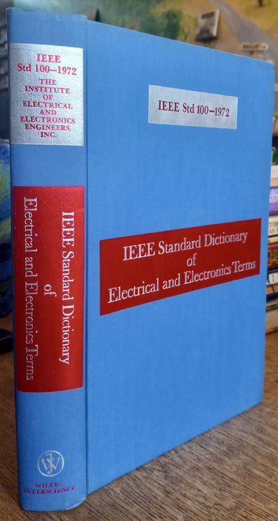 BIBLIO | Standard Dictionary of Electrical and Electronics Terms by ...