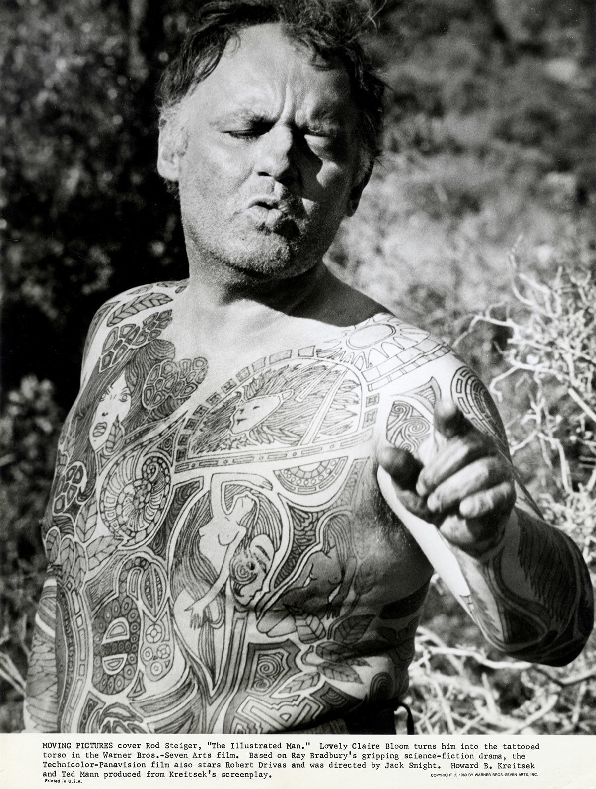Rod Steiger Tattoos
