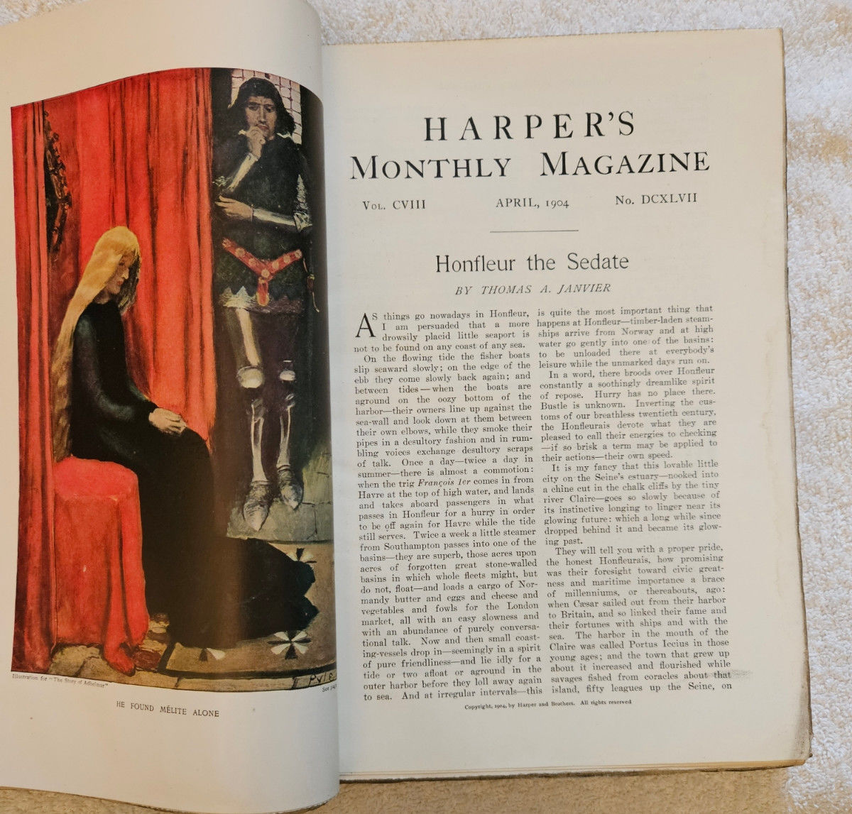 Harper's Monthly April 1904 by James Edmund Dunning, Ethel Watts ...