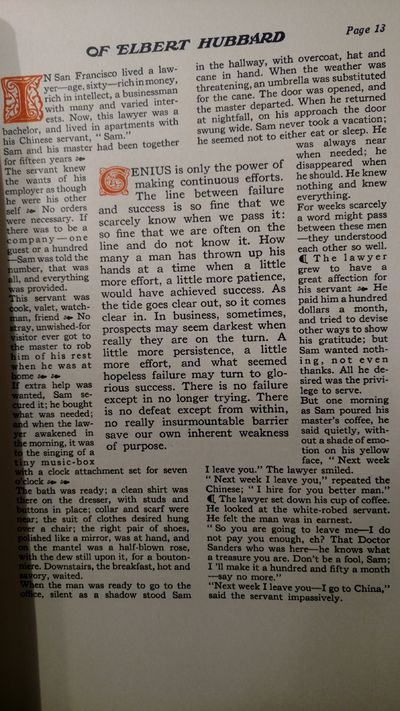 THE NOTE BOOK OF ELBERT HUBBARD; MOTTOES, EPIGRAMS, SHORT ESSAYS ...