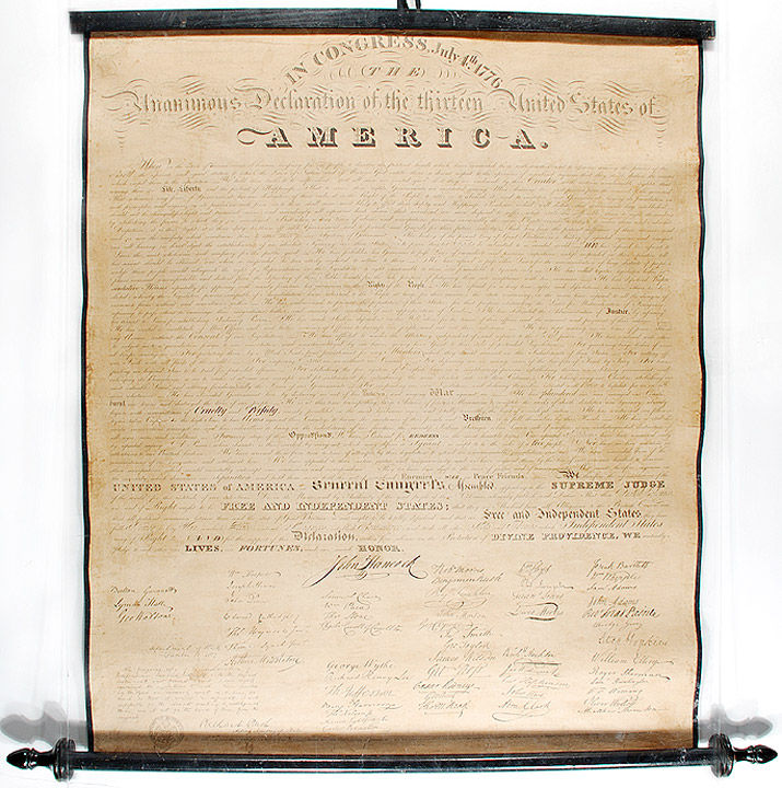 In Congress, July 4th. 1776. The Unanimous Declaration of the thirteen ...