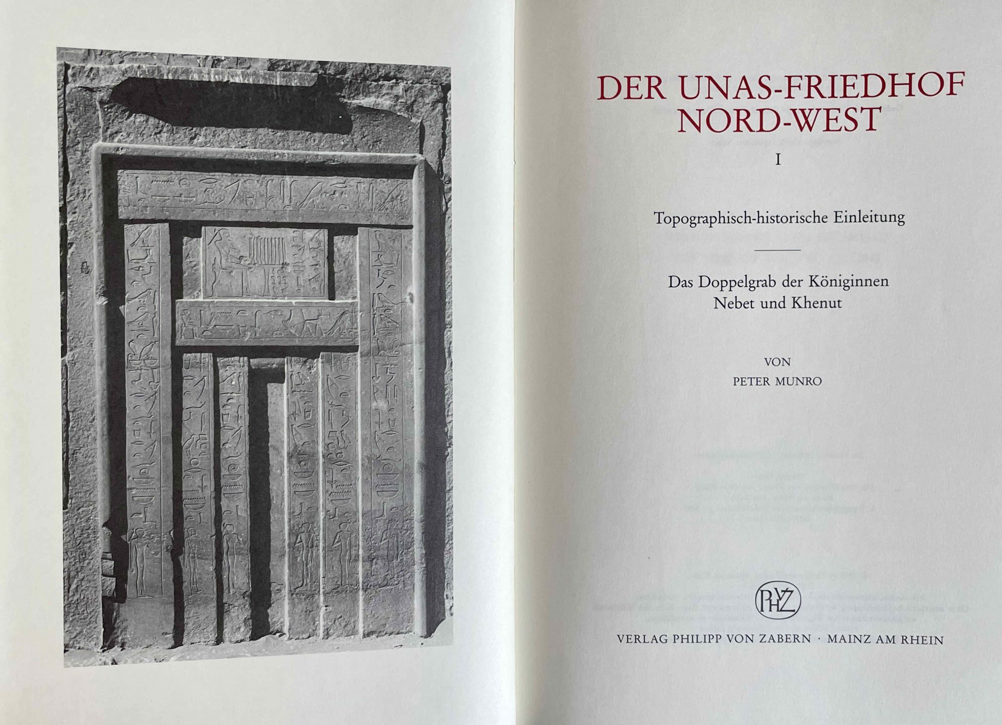 Der Unas-Friedhof Nord-West. Bd. 1. Topographisch-historische ...