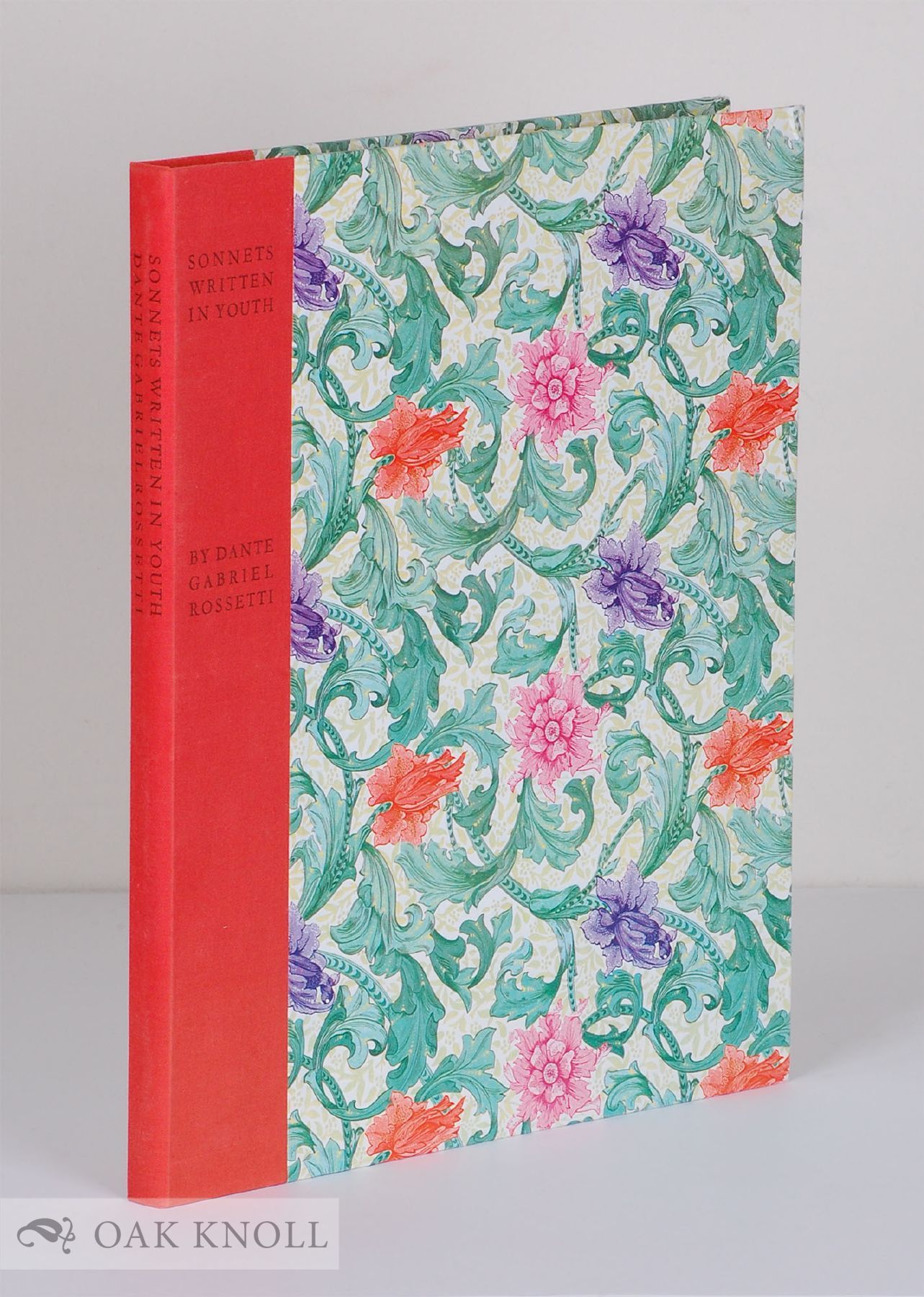 SONNETS WRITTEN IN YOUTH by Rossetti, Dante Gabriel | quarter cloth ...