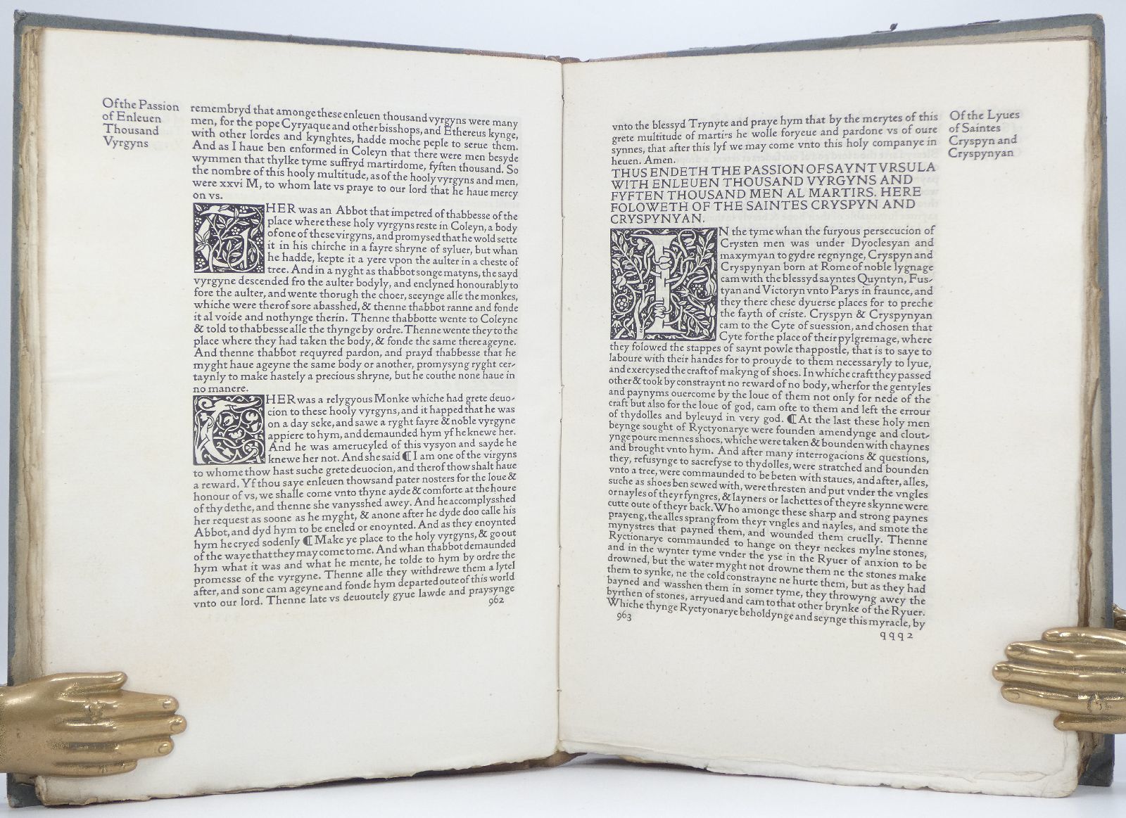 The Golden Legend of Master William Caxton Done Anew [3 Volume Set ...