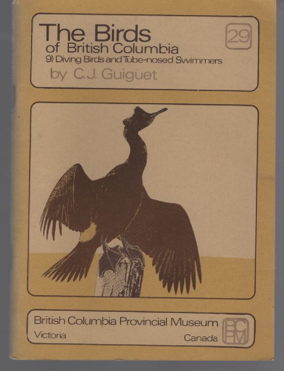 BIBLIO | The Birds of British Columbia: (9) Diving Birds and Tube-Nosed ...