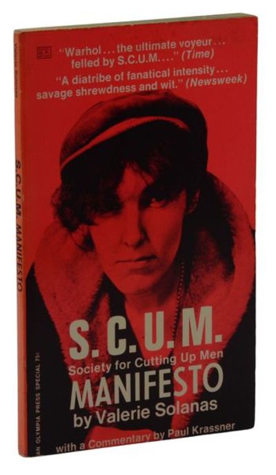 BIBLIO | S.C.U.M. Manifesto. [Society for Cutting Up Men.] by SOLANAS, Valerie | soft cover ...