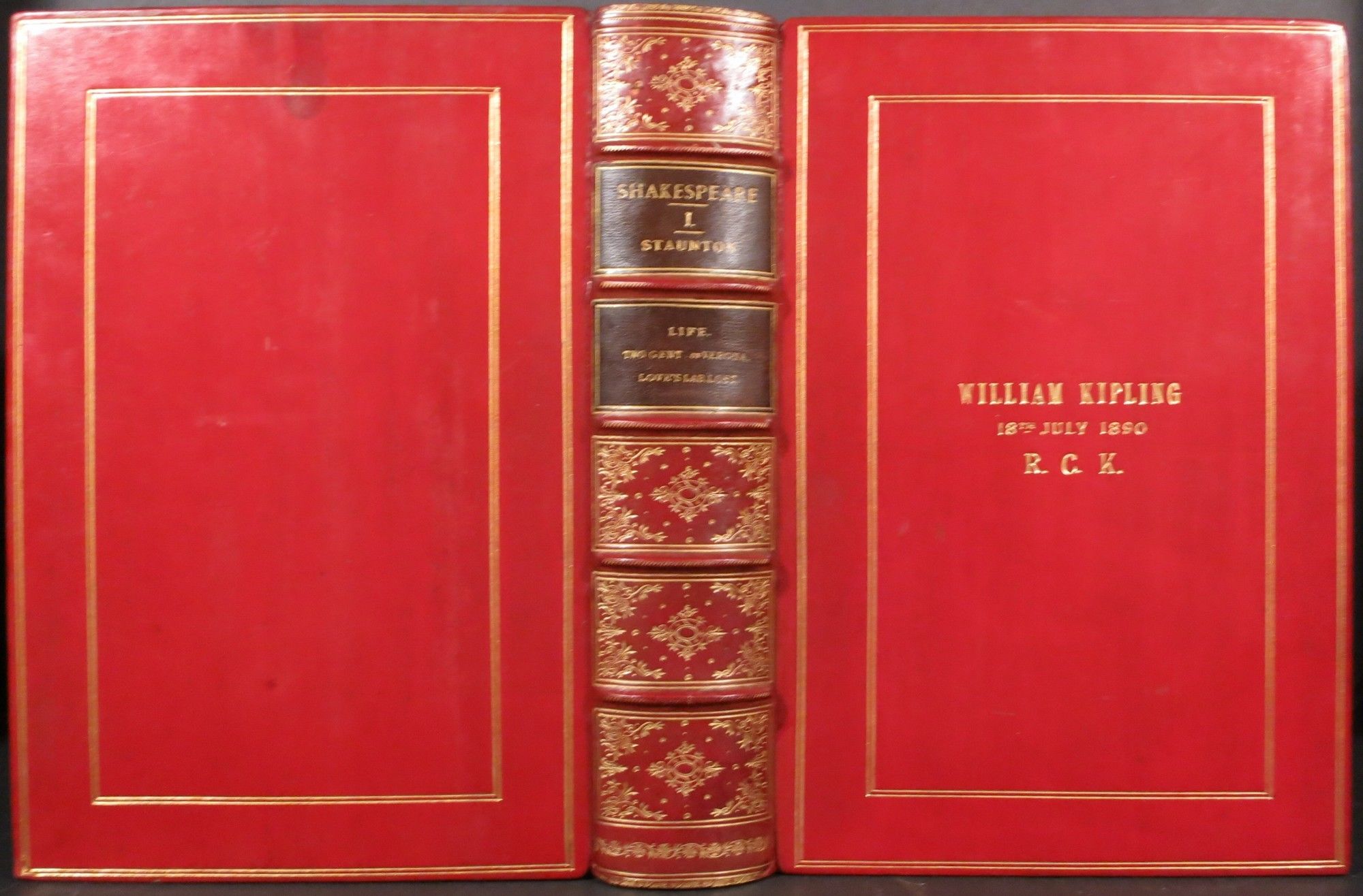 THE WORKS OF WILLIAM SHAKESPEARE IN FIFTEEN VOLUMES EDITED BY HOWARD STAUNTON by Shakespeare ...