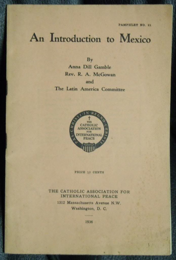 An introduction to Mexico by Catholic Association for International ...