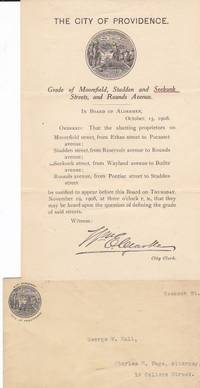 Thomas B. Mitchell and Mary E. L. Mitchell Providence Rhode Island to ...