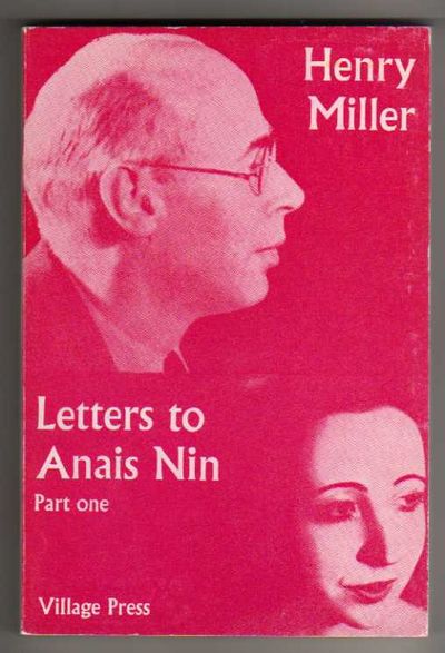 Henry Miller Anais Nin Letters